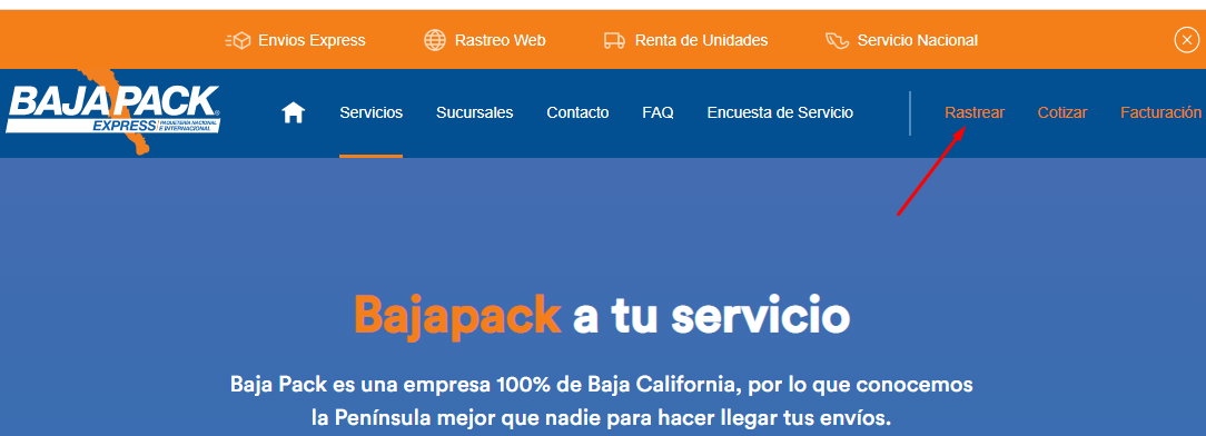 【Baja Pack rastreo】 Rastrea AQUÍ tu paquete en tiempo real