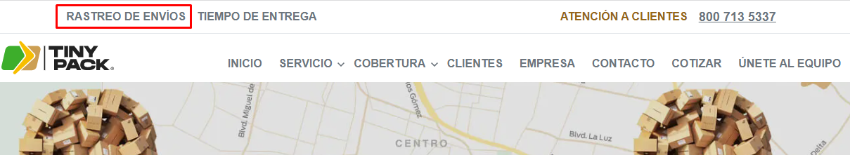 【Tiny Pack rastreo】 Rastrea AQUÍ tu paquete en tiempo real